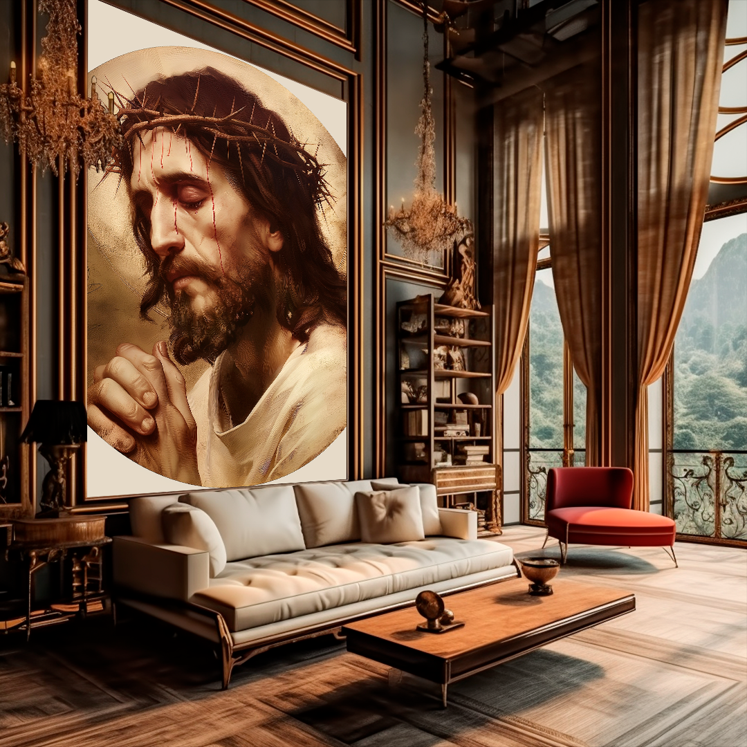 Quadro Decorativo Jesus Prece