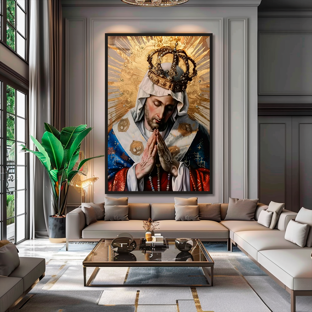 Quadro Decorativo Santo