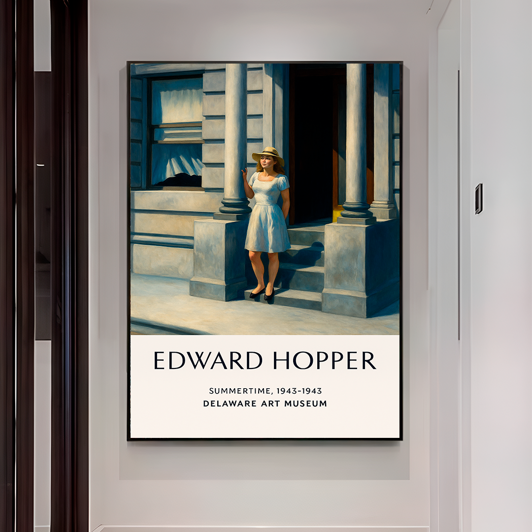 Quadro Decorativo Edward Hopper Summertime