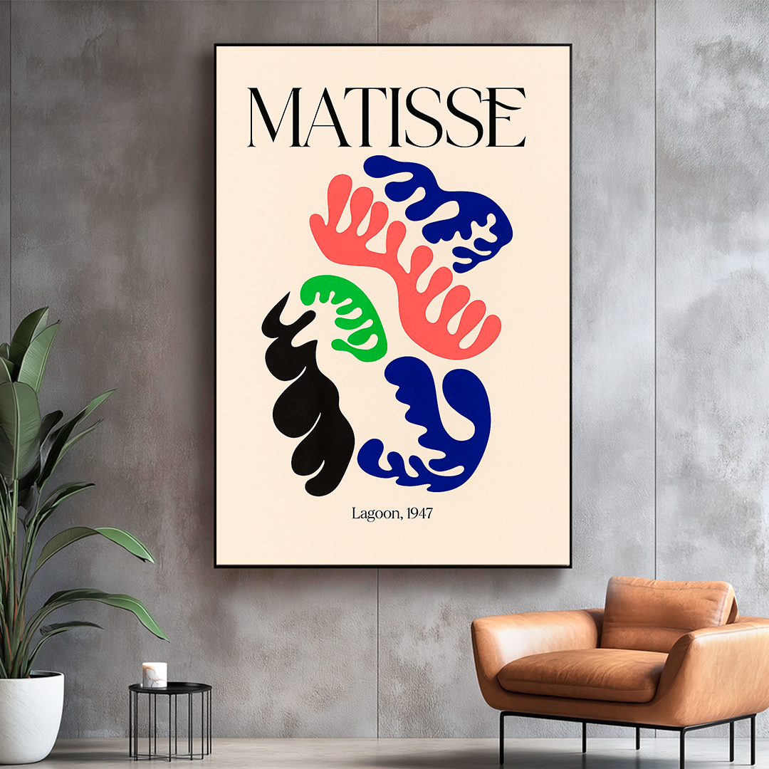 Quadro Decorativo Matisse Lagoon